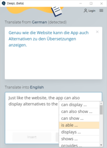 DeepL translator now available as a desktop app
