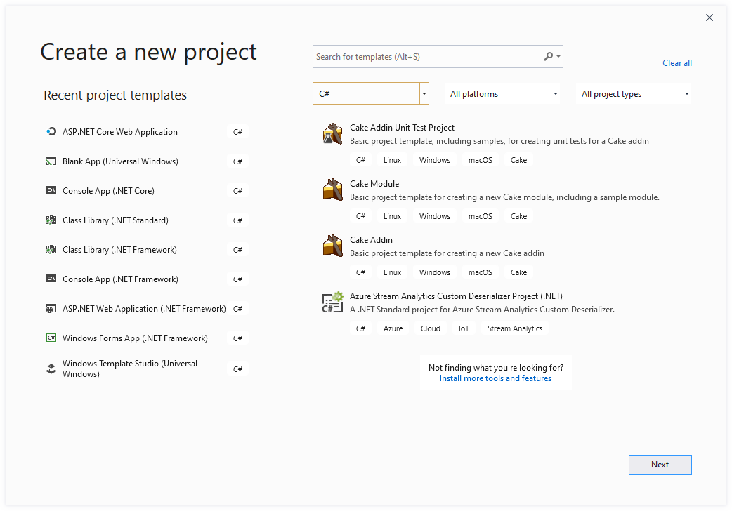 [Solution] Finding exported templates in Visual Studio 2019